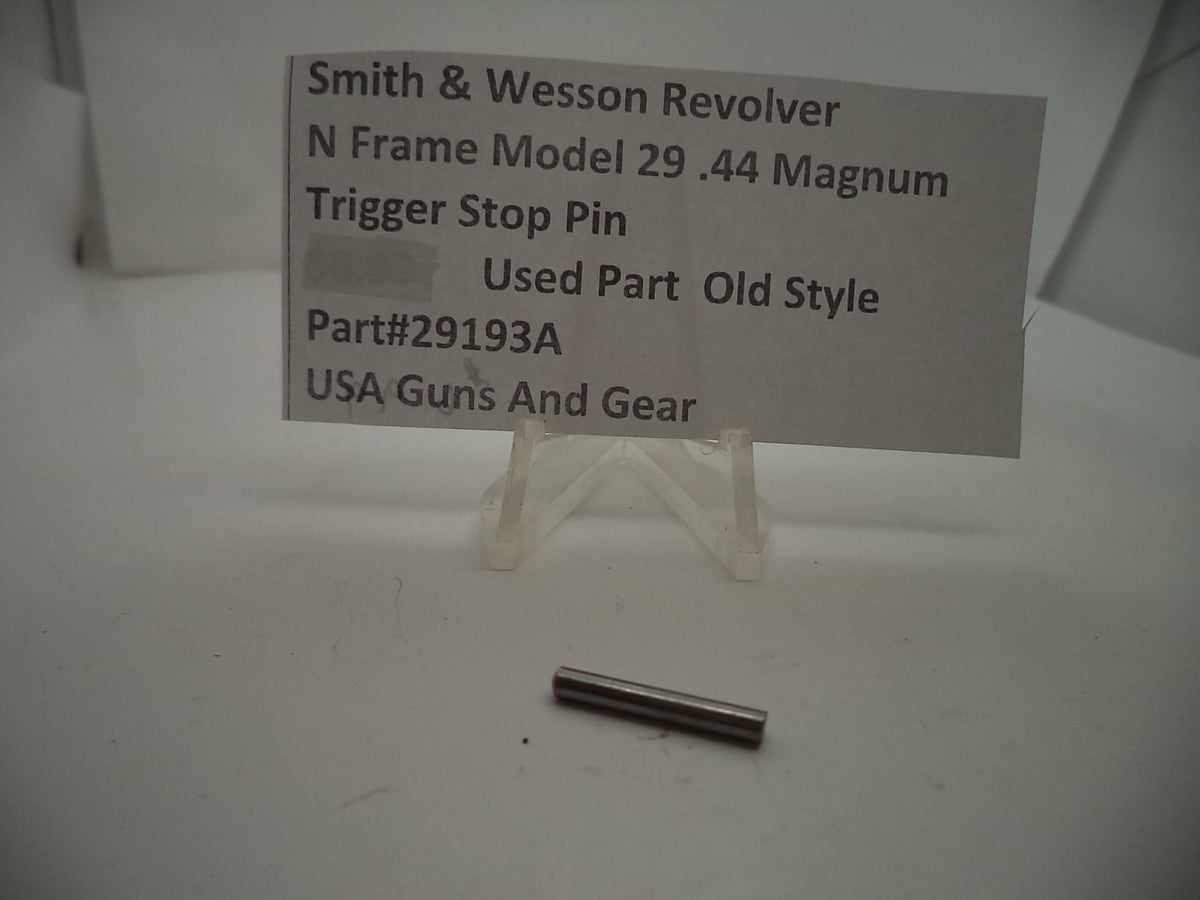 Smith & Wesson N Frame Model 29 Trigger Stop Pin Used Part .44 Magnum