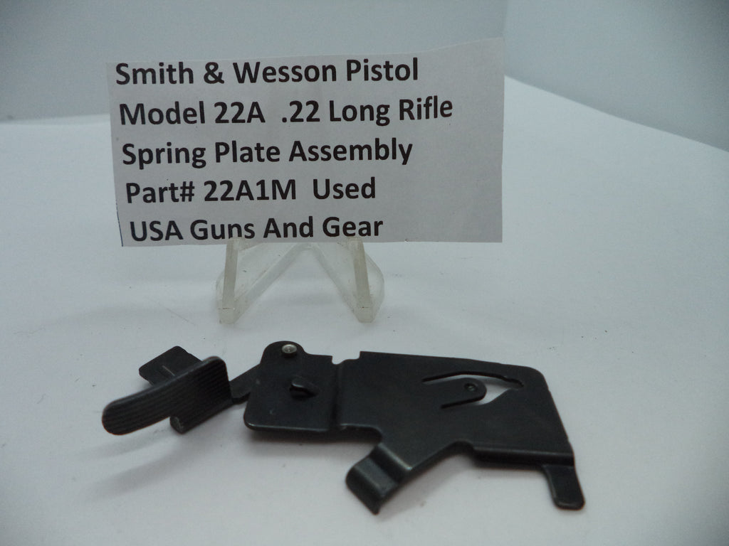 Smith & Wesson Pistol Model 22A Spring Plate Assembly .22 LR Used Part ...