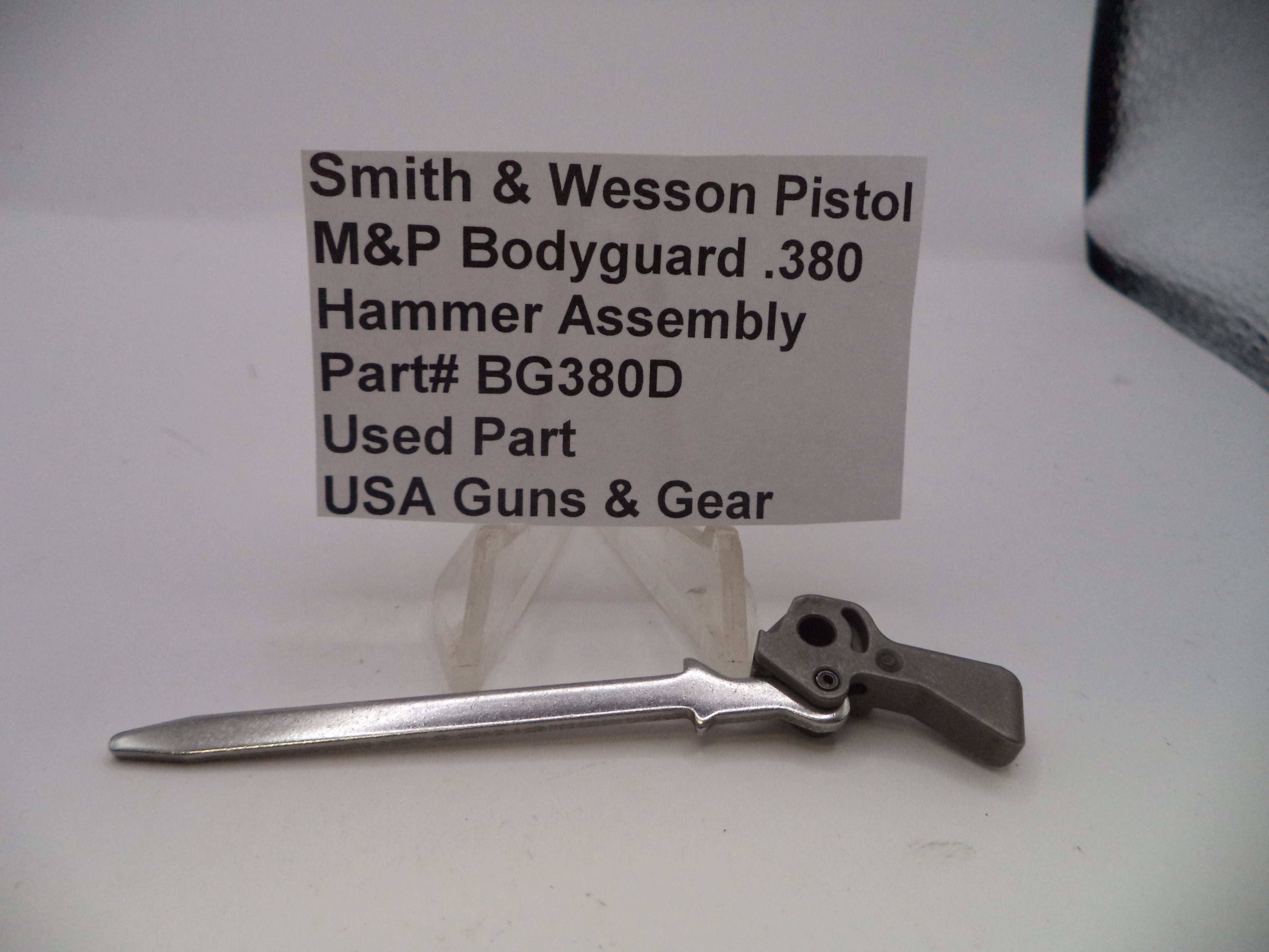 Smith & Wesson Bodyguard 380 Hammer Assembly .380 ACP Used | BG380D ...