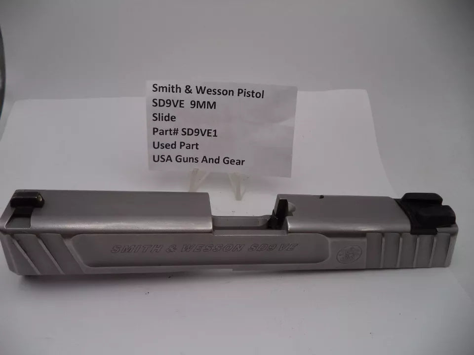 Smith & Wesson SD9 VE Slide Assembly 9mm Used OEM | Part SD9VE1 – USA ...
