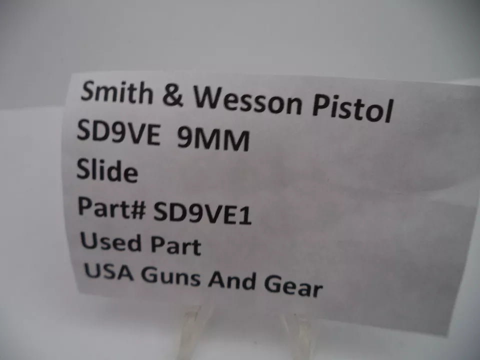 Smith & Wesson SD9 VE Slide Assembly 9mm Used OEM | Part SD9VE1 – USA ...