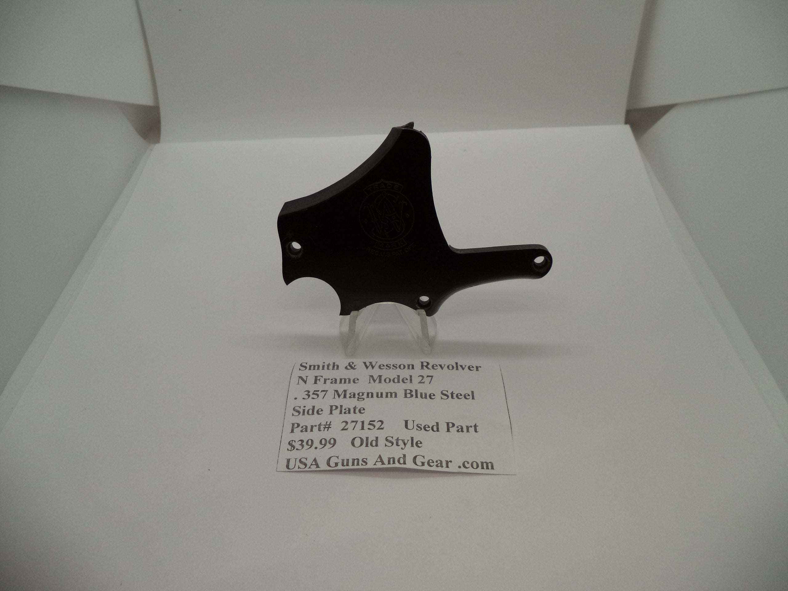 Smith & Wesson Model 27-2 N Frame Side Plate .357 Magnum - Used OEM ...