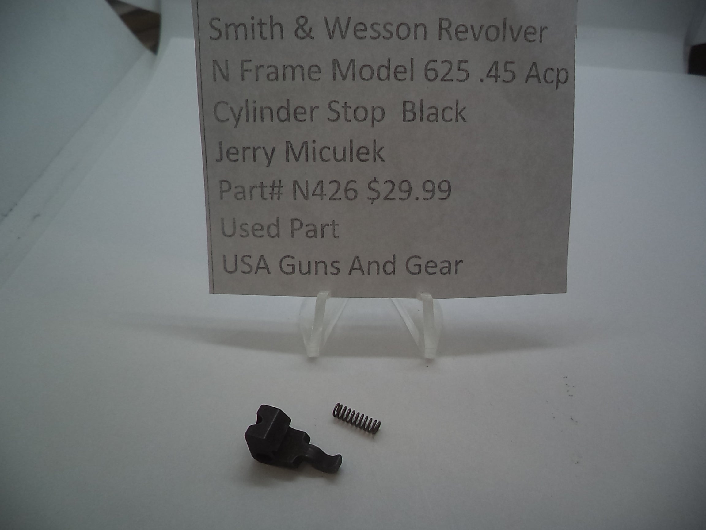 S&W N Frame Model 625 Cylinder Stop .45 ACP Black Used | N426 – USA ...