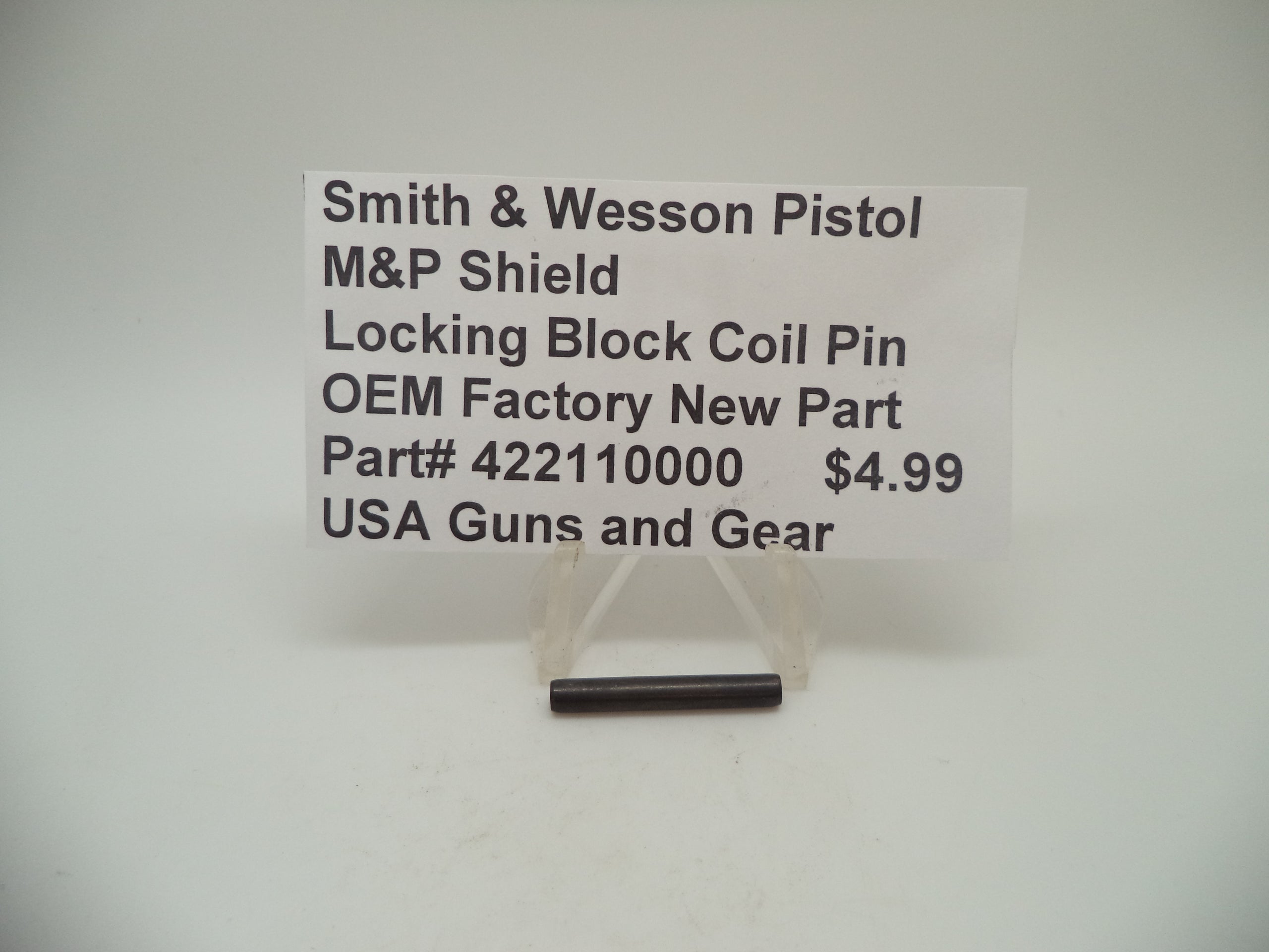 M&P Shield Locking Block Coil Pin 9mm .40 .45 - OEM 422110000 – USA ...