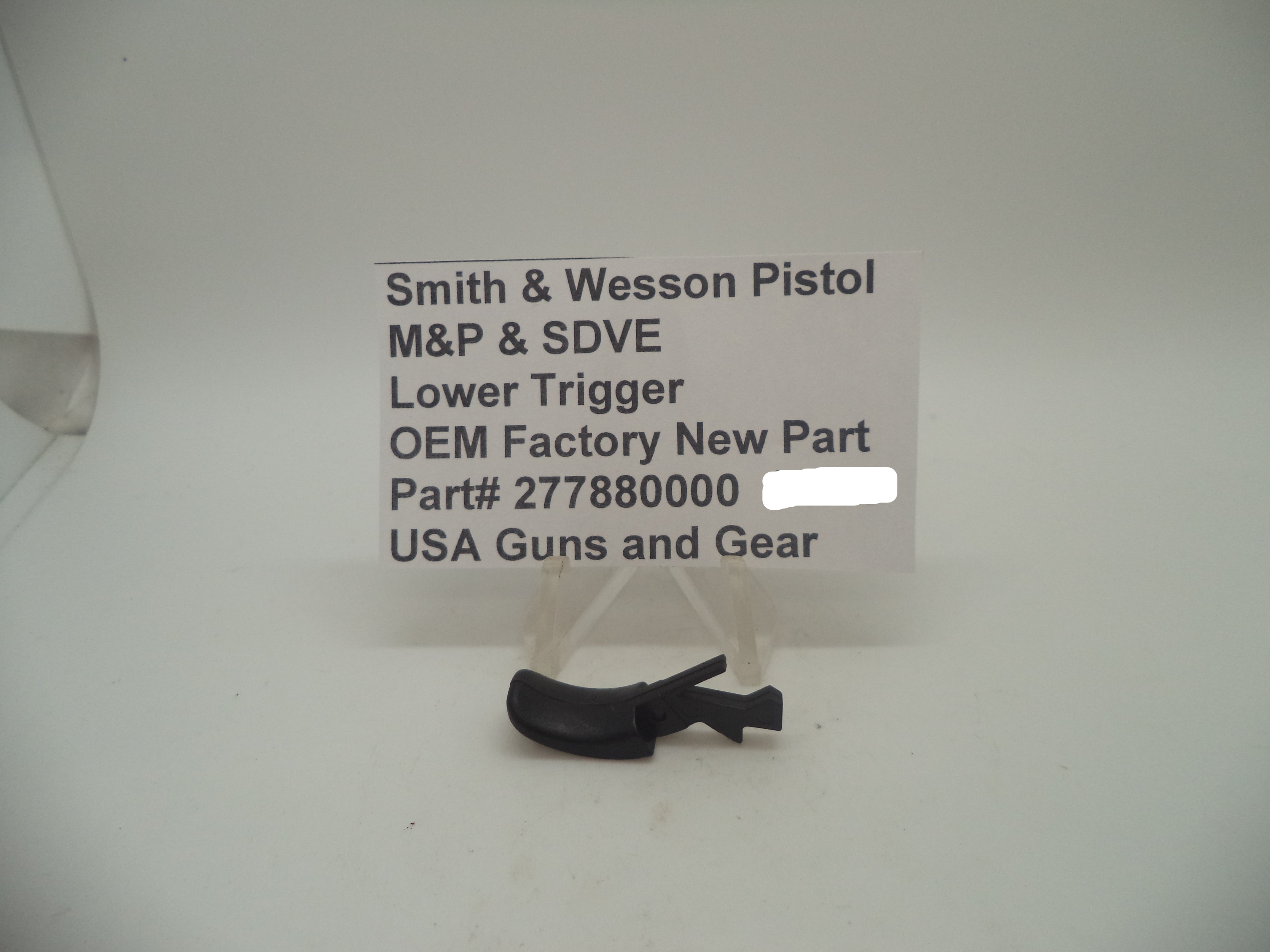 M&P SDVE Lower Trigger 9mm/40/45 | OEM 277880000 – USA Guns And Gear