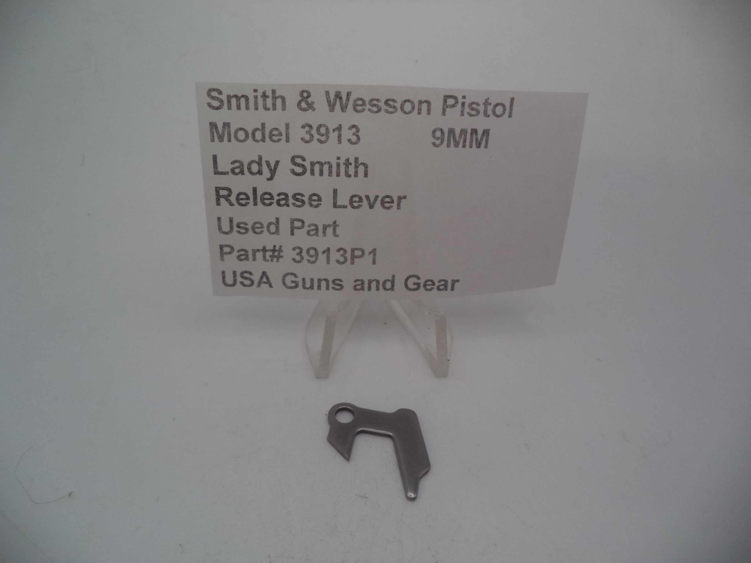 Smith & Wesson Model 3913 Release Lever 9MM Lady Smith | Part 3913P1 ...
