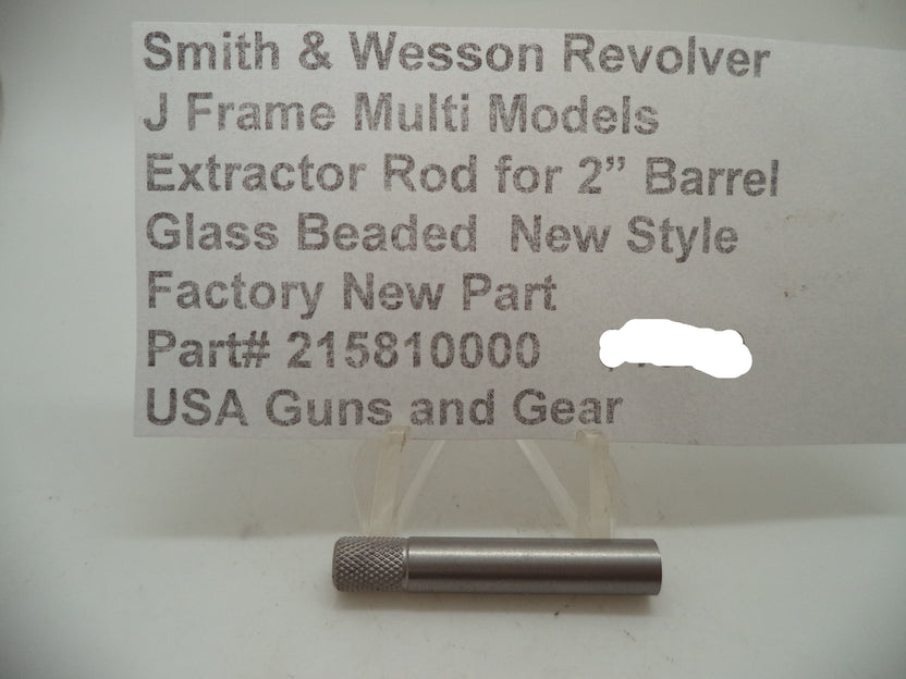 Smith and Wesson J Revolvers S.S. Extractor Rod Part New Models Below ...